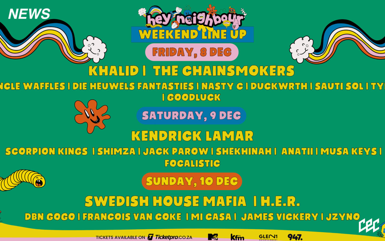 Hey Neighbour's Second Wave Of Talent Line-Up Has Been Released - CEC